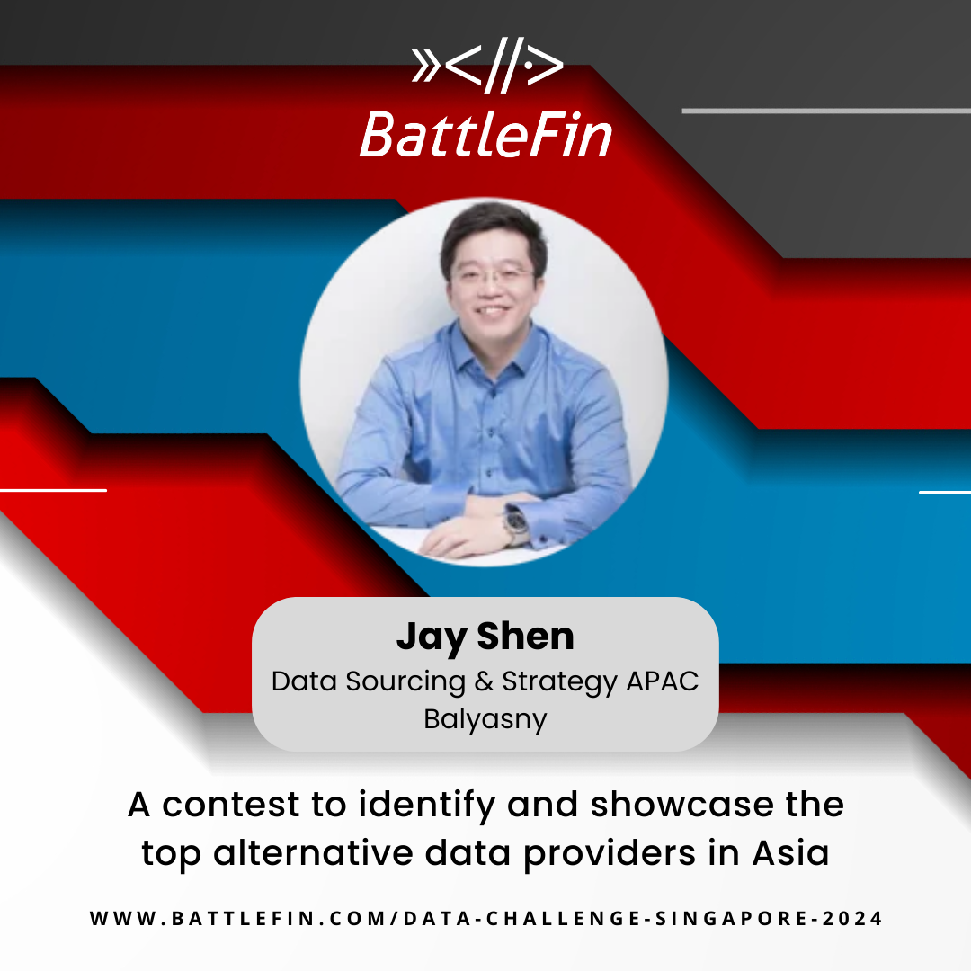 Apply now to the Alternative Data Challenge Judged by Jay Shen | March ...